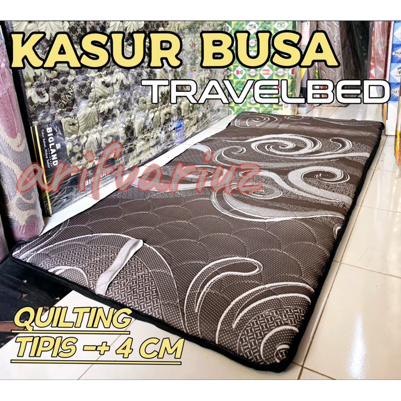 Jual ( Instan Kurir ) Kasur Busa travelbed Lis Quilting Tipis 3 cm ...