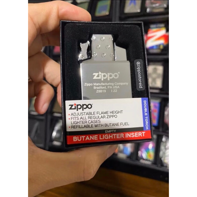 Jual Zippo Butane Insert Double Torch (65827) Original 100% Made In USA ...
