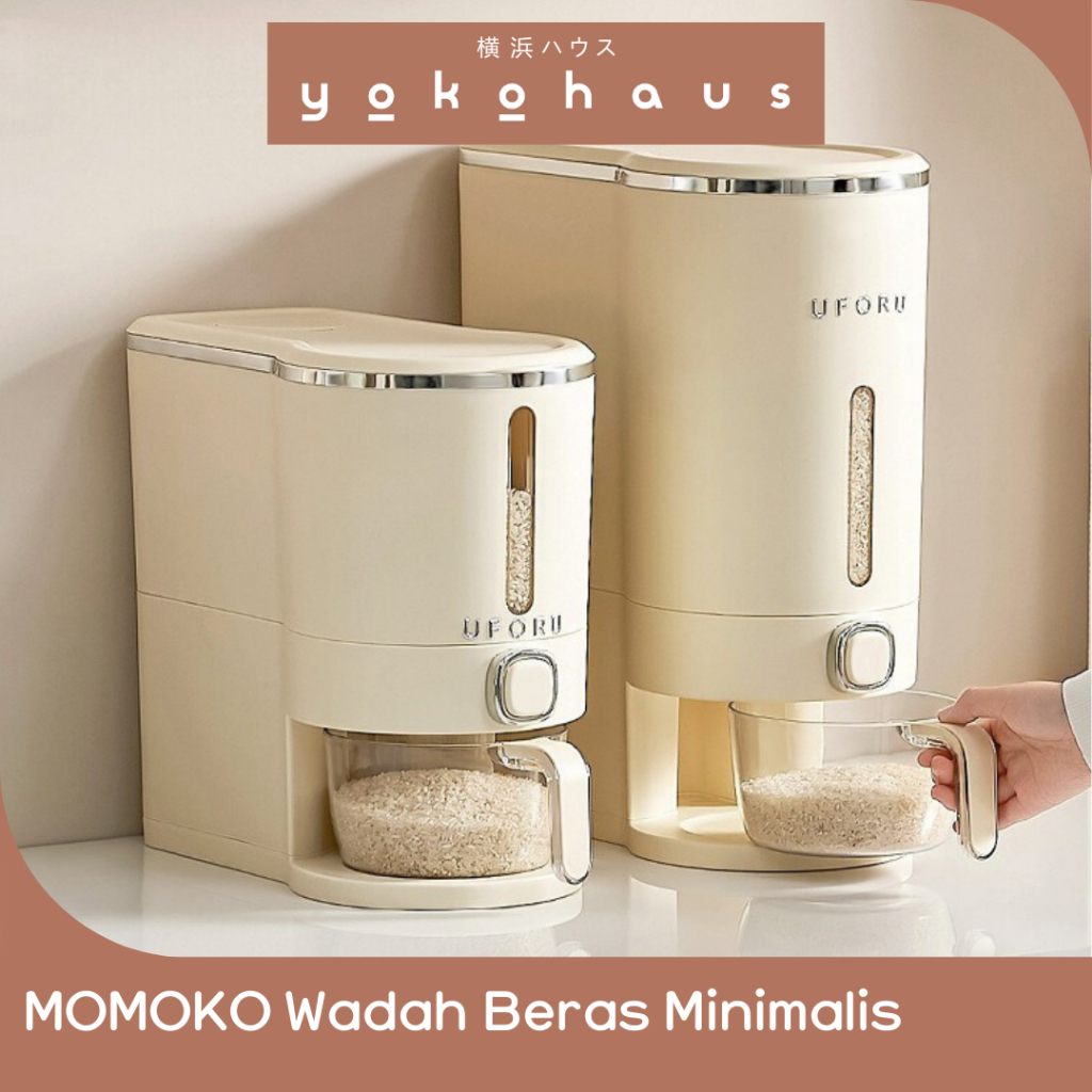 Jual YOKOHAUS - MOMOKO Wadah Simpan Beras Insect Proof Penyimpanan ...