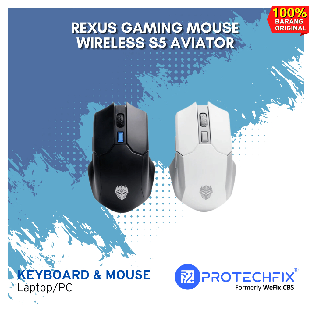 Jual REXUS GAMING MOUSE WIRELESS S5 AVIATOR | Shopee Indonesia