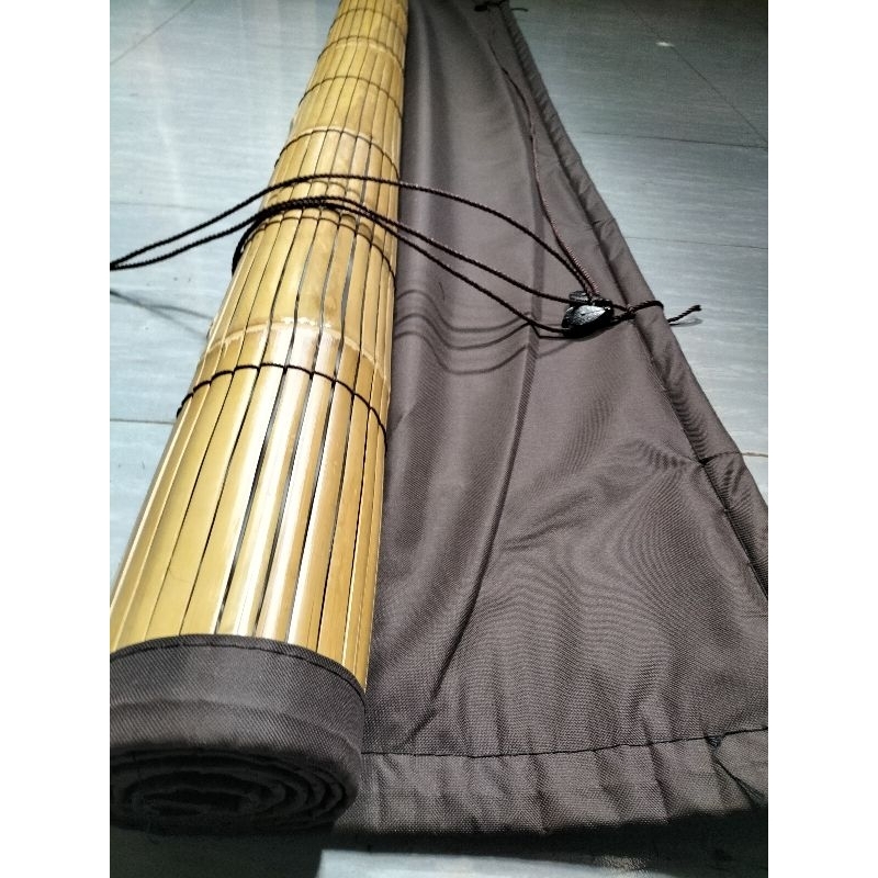 Jual tirai krey bambu waterproof spesial order ukuran custom | Shopee ...