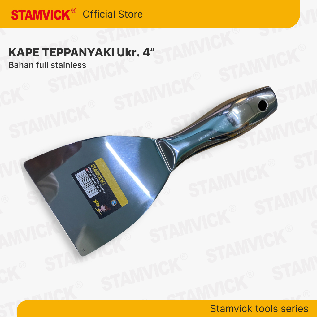 Jual Kape Full Stainless Teppanyaki sus 430 Stamvick Kapi Cat / Scraper ...