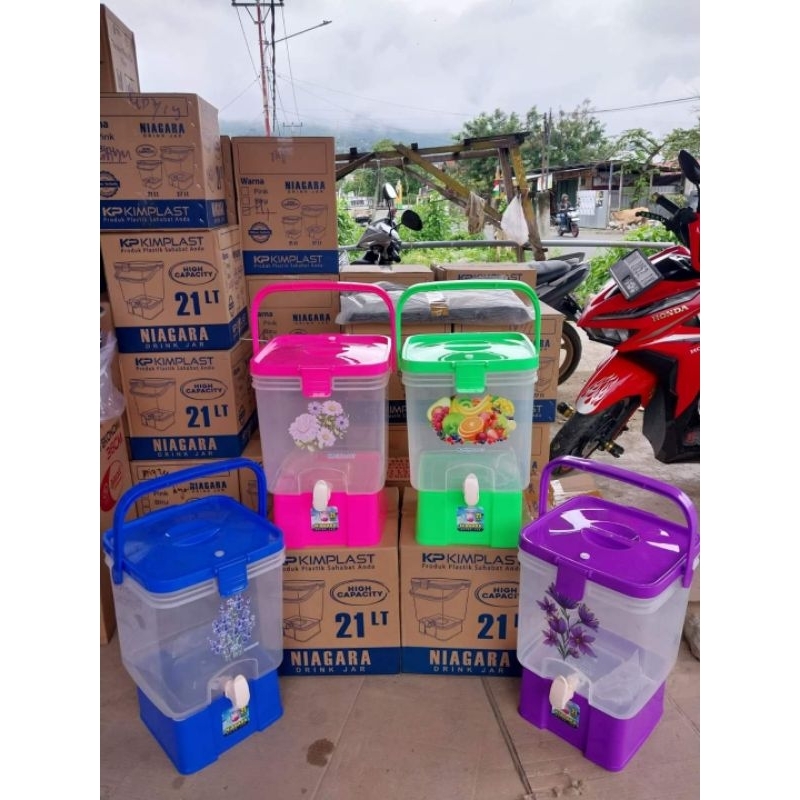 Jual DISPENSER AIR 5LITER,,21 LITER DAN 27LITER KIMPLAS | Shopee Indonesia