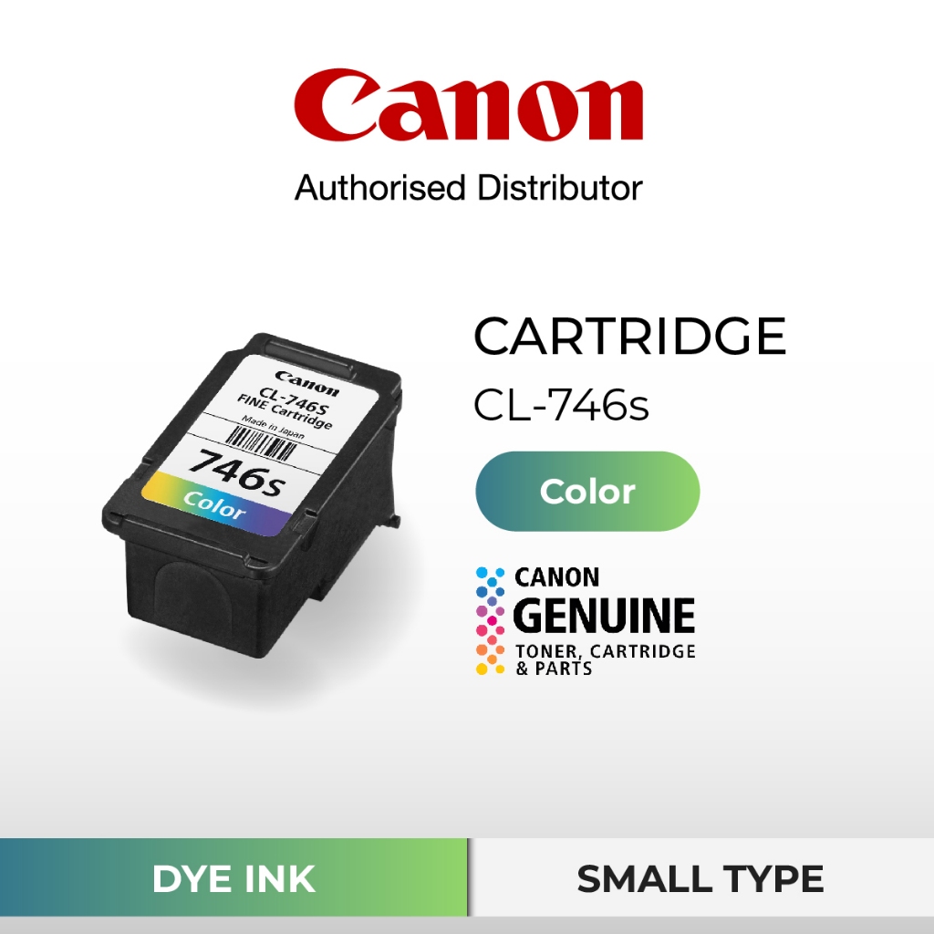 Jual Tinta Original Canon 746 Small Color CL746s - Tinta Canon MG2570s ...