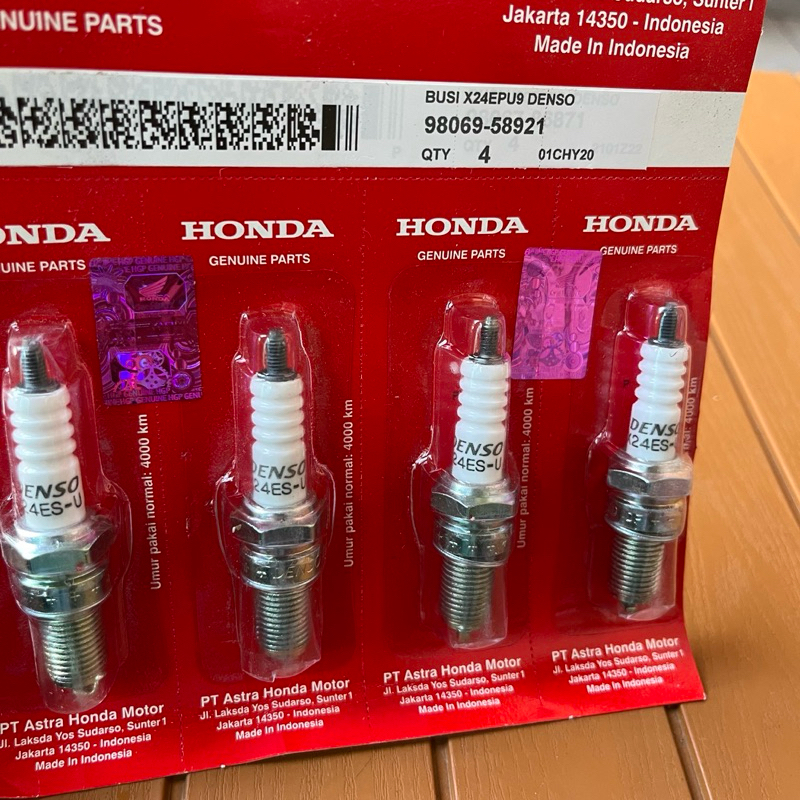 Jual Busi denso X24 busi megapro gl pro tiger | Shopee Indonesia