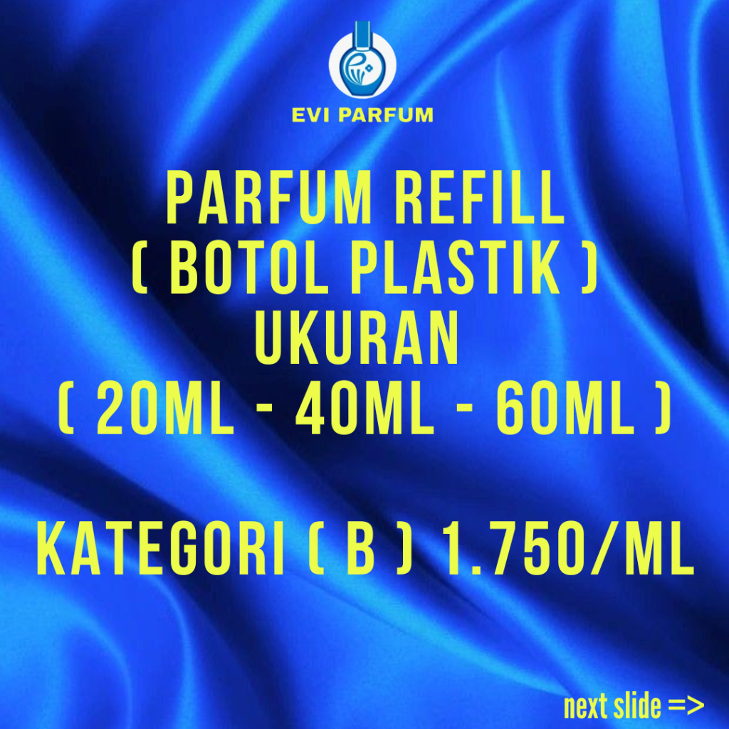 Jual PARFUM REFILL BOTOL PLASTIK KATEGORI - B / KUALITAS STANDAR UNTUK ...