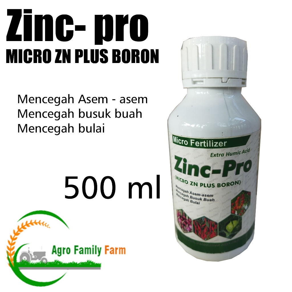 Jual Pupuk Zinc Pro Micro Zn Plus Boron 500 ml | Shopee Indonesia