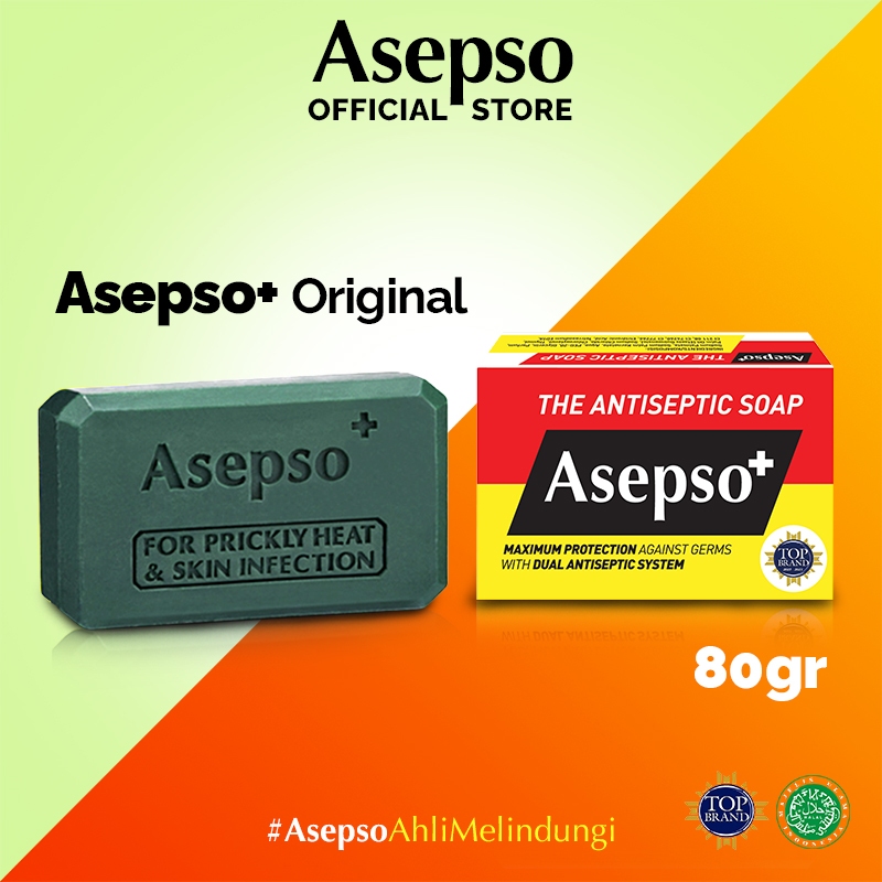 Jual ASEPSO Sabun Batang Soap Original - 80gr | Shopee Indonesia