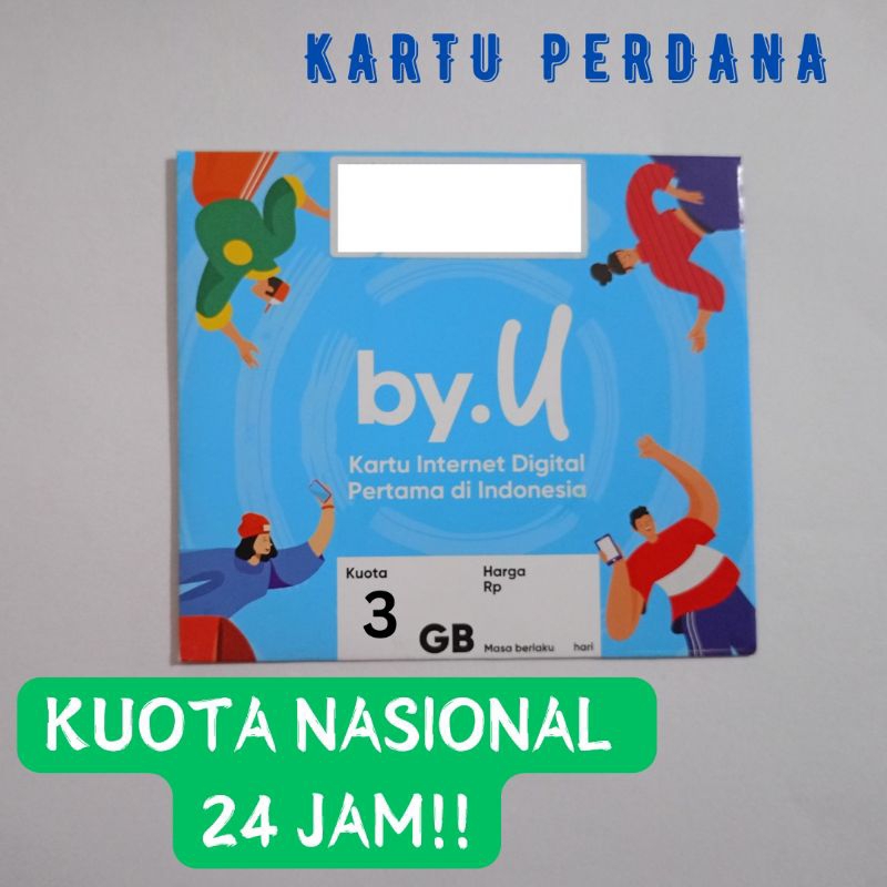 Jual KARTU PERDANA PAKET DATA BYU 3GB NASIONAL - KUOTA MURAH | Shopee ...
