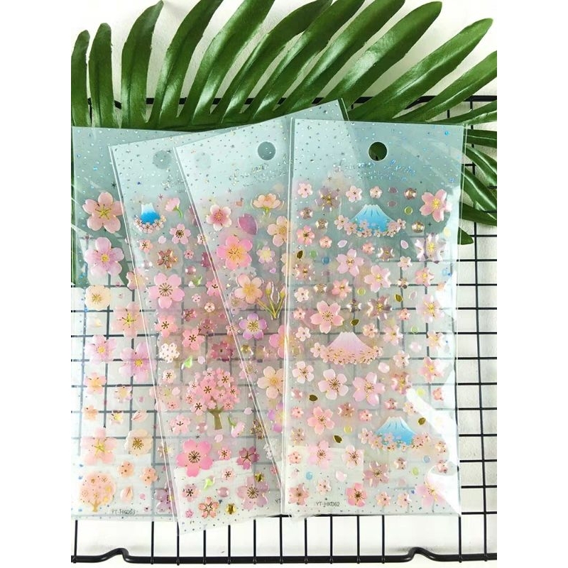 Jual stiker bunga sakura sticker sakura | Shopee Indonesia