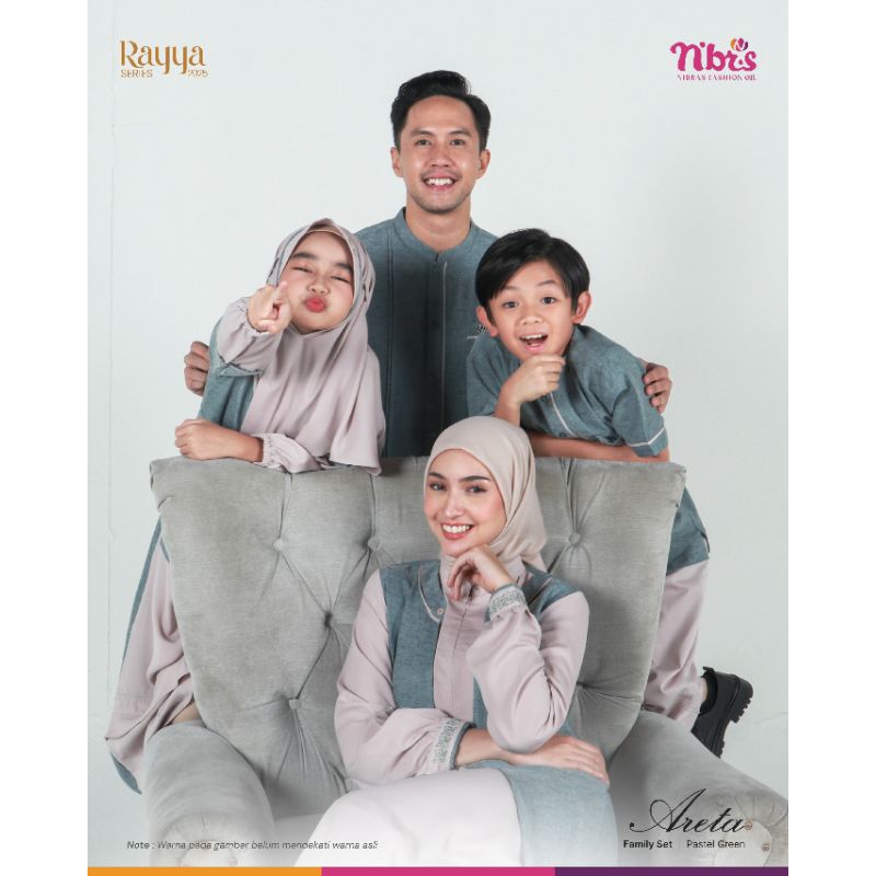 Jual SARIMBIT NIBRAS ARETA PASTEL GREEN / RAYYA NIBRAS 2025 | Shopee ...