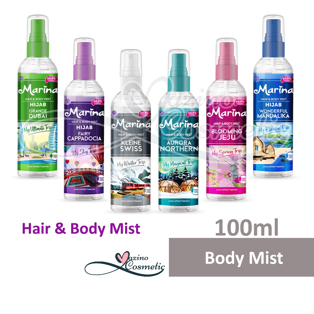 Jual Marina Hair & Body Mist 100ml | Shopee Indonesia