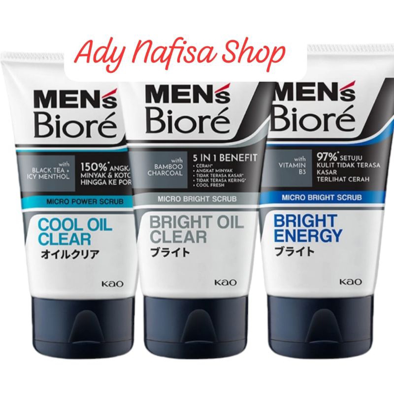 Jual BIORE MEN FACIAL WASH 100 ML | Shopee Indonesia