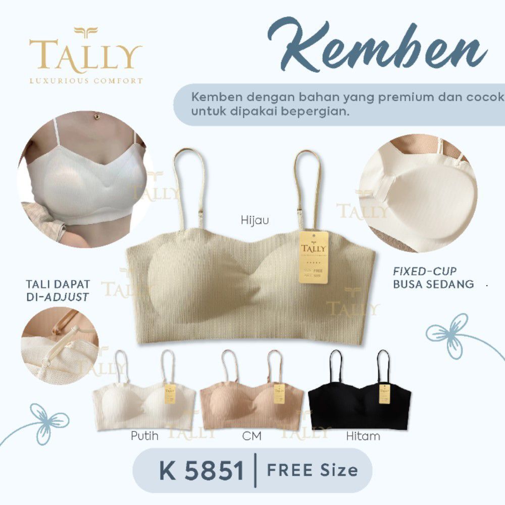 Jual Tally Kemben Seamless Dengan Fixed Cup Busa Sedang Free Size art ...