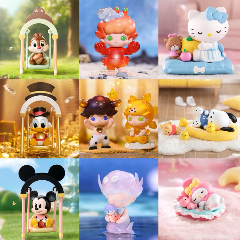 Jual READY ORI ! POP MART Blind Box Figure Dimoo Zodiac / Disney Swing ...