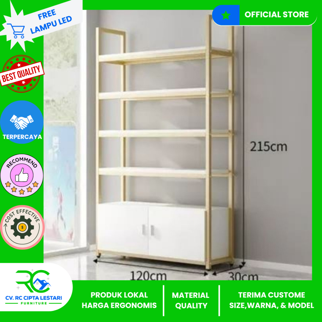 Jual [RC] Rak Showcase Display RD01/Rak Toko/Display Toko | Shopee ...