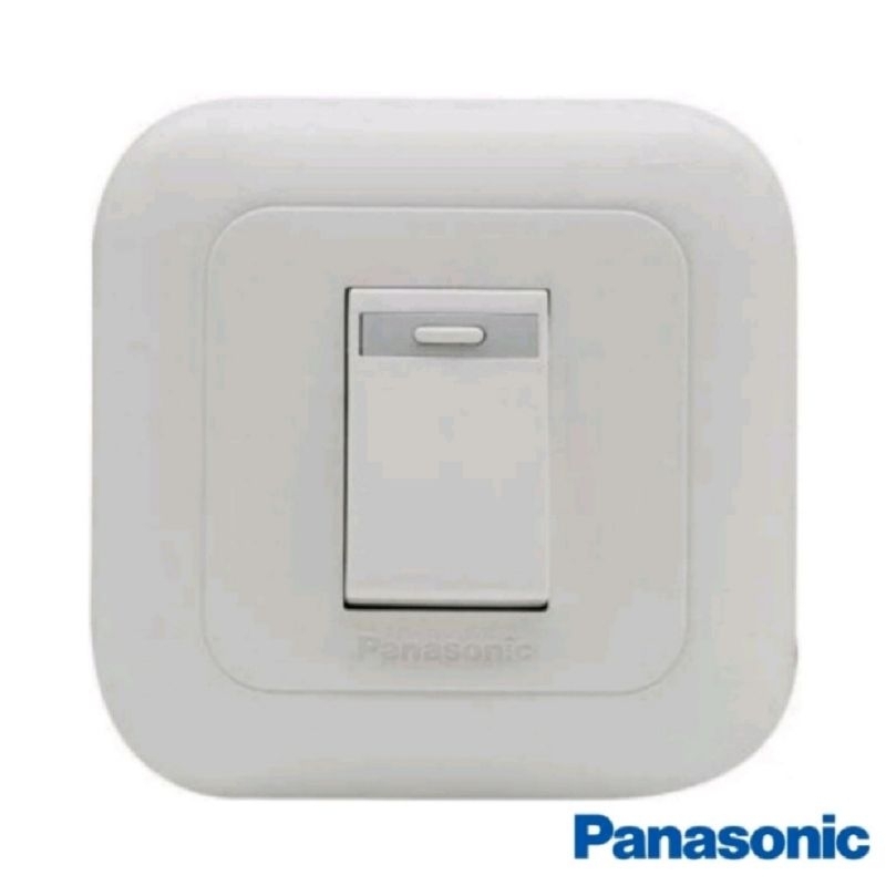 Jual Panasonic saklar engkel / Single 1 gang WEJ78019 + WEJ5531 Wide ...