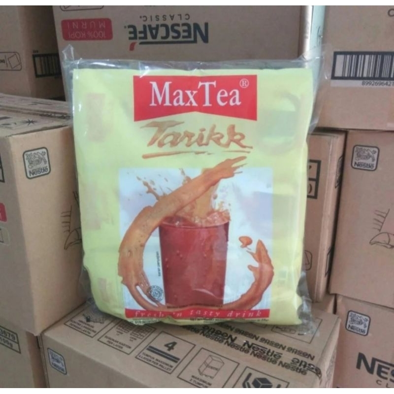 Jual Teh Tarik MaxTea Kemasan Sachet 25gr || Harga Pack Isi 30 Sachet ...
