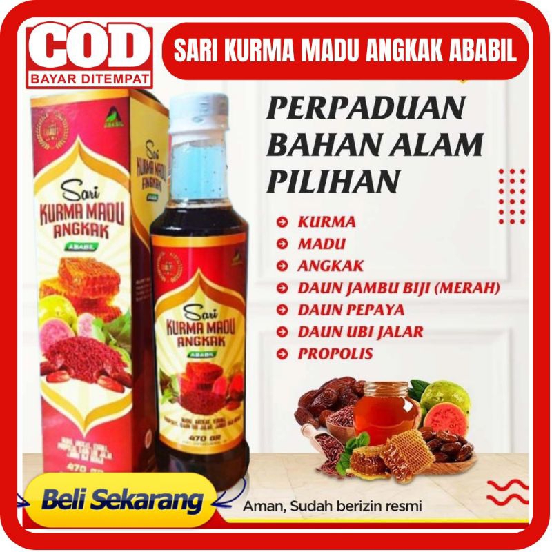 Jual SARI KURMA MADU ANGKAK ABABIL 470 GR - SARI KURMA ANGKAK ABABIL ...