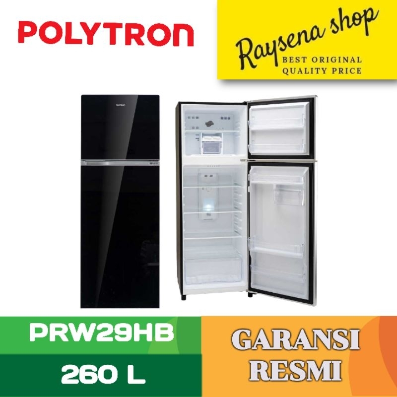 Jual POLYTRON KULKAS 2 PINTU KECIL SMALL 2 DOOR REFRIGERATOR PRW29HB | Shopee Indonesia