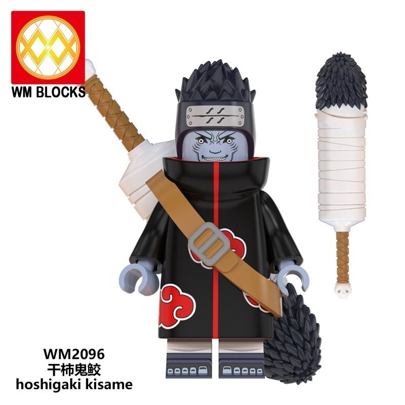 Jual WM2096 Mainan Anak Balok Susun Mini Anime Jepang Akatsuki Kisame ...