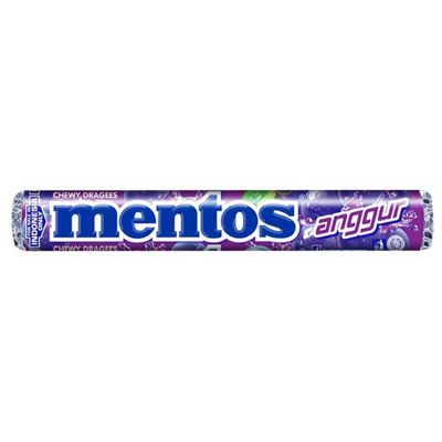 Jual Mentos Permen Anggur Roll 37 g | Shopee Indonesia