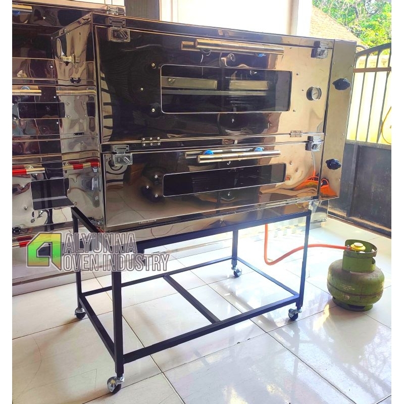 Jual Oven Gas Stainless Steel 90x55x70 cm | Oven Gas Untuk Kue, Roti ...