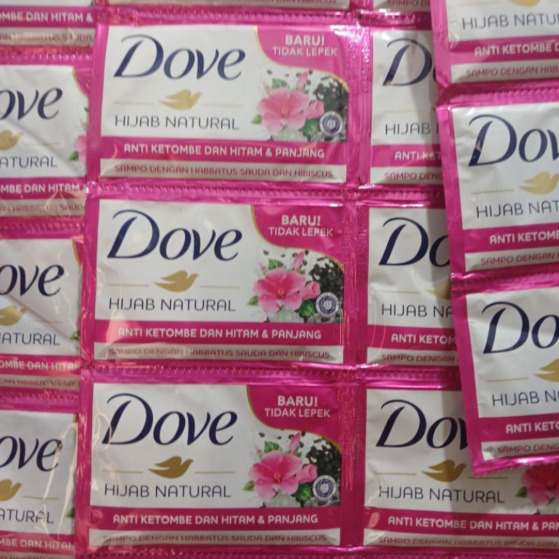Jual Dove hijab shampoo renceng isi 12 pcs | Shopee Indonesia