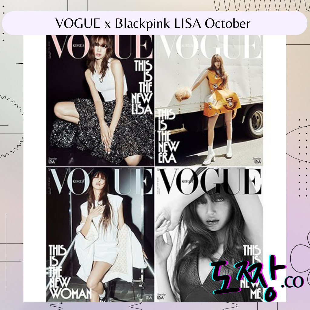 Jual [OPEN ORDER] Vogue Korea x Blackpink LISA Cover Magazine October ...