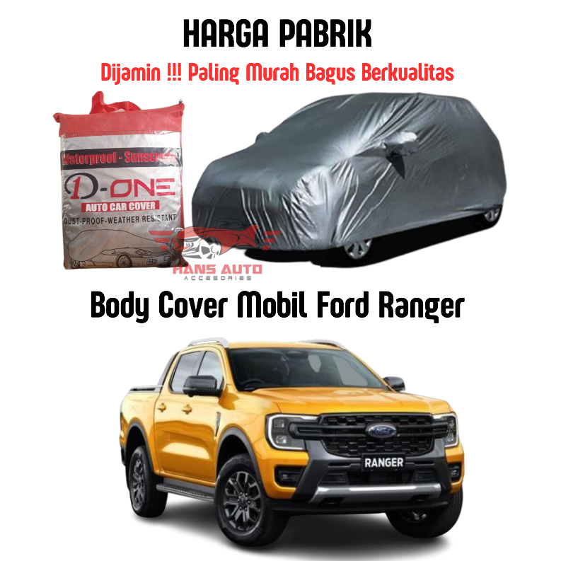 Jual Harga Terbaik! Body Cover Mobil Ford Ranger Sarung Selimut Mobil ...