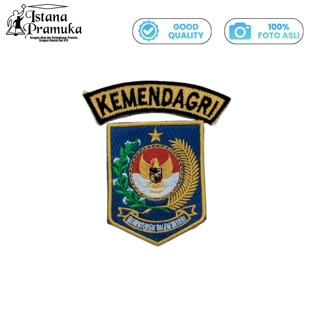 Jual Atribut / Logo Kementerian Dalam Negeri / KEMENDAGRI - Istana ...