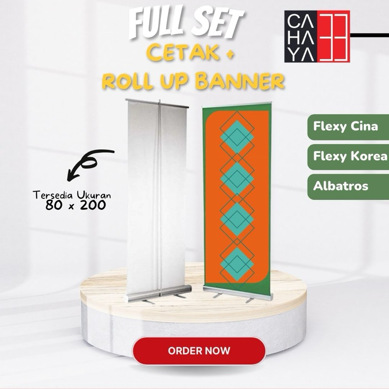 Jual ROLL UP BANNER MURAH (UKURAN 80x200 CM) | Shopee Indonesia