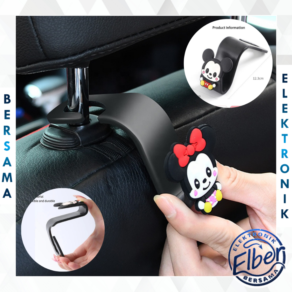 Jual ELBER HL0720 Gantungan Mobil Car Hook Gantungan Jok Mobil Kait ...