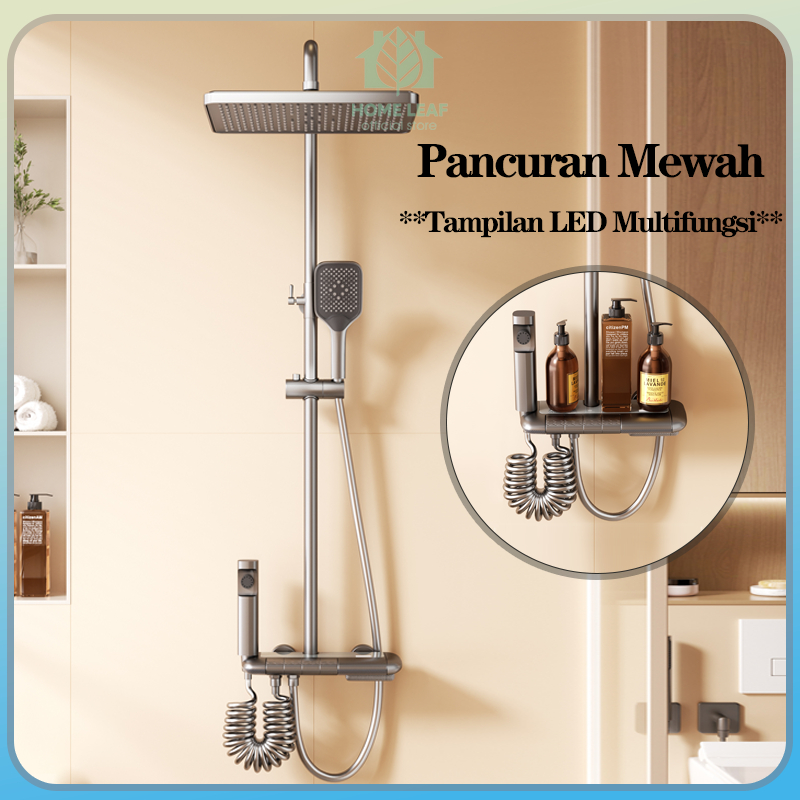 Jual Set Shower Mandi Full Set dengan Kran Panas Dingin - Shower Silver ...
