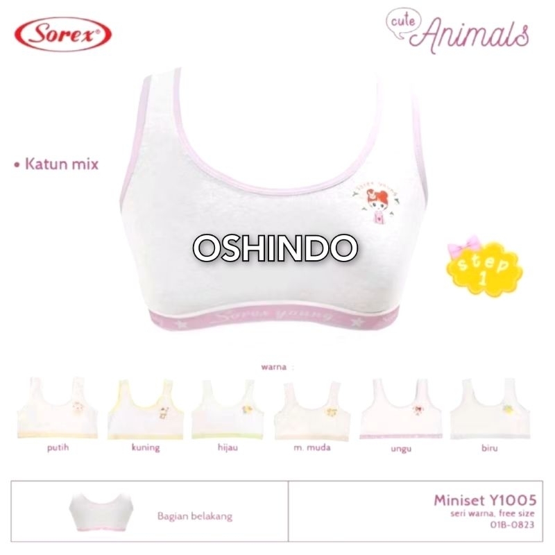 Jual Sorex Y 1005 BH Bra Anak Perempuan Miniset Lucu Dasar Putih Step 1 ...