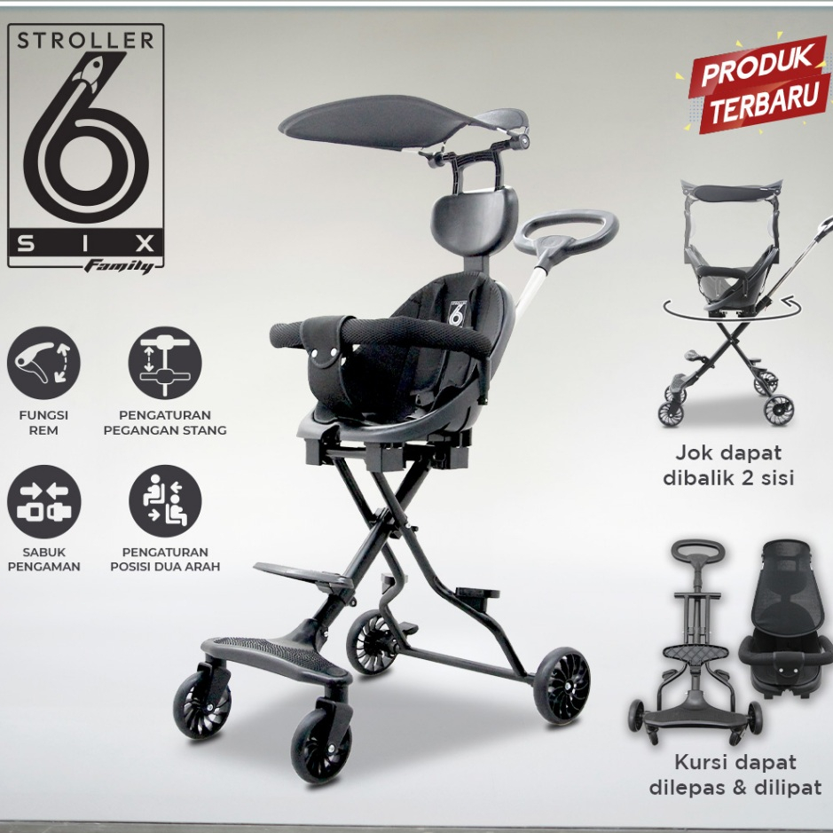 Jual Family Stroller Baby FS-SIX / Kereta Dorong Bayi / Stroller ...