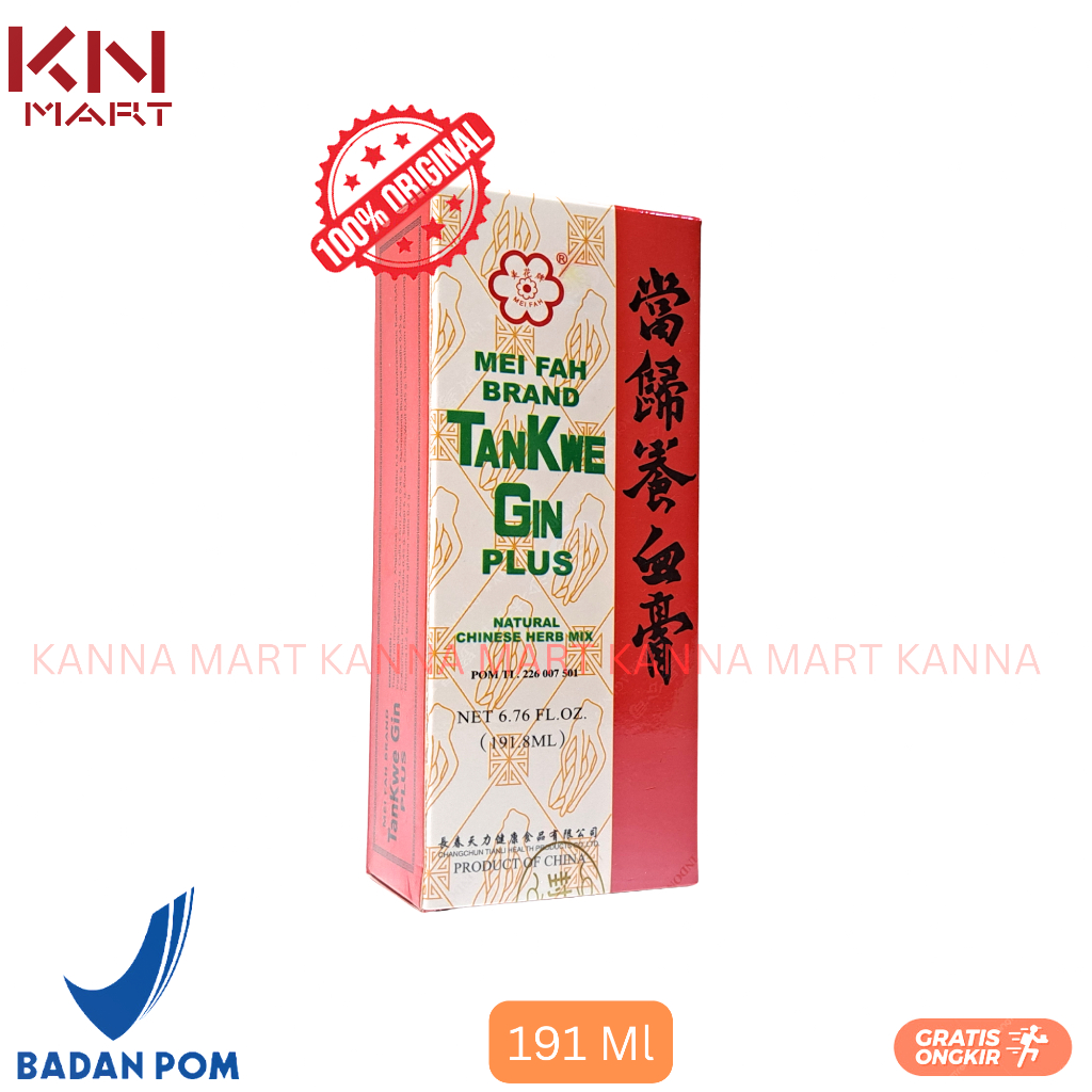 Jual TanKwe Gin Plus Tang Kuei Jin Mei Fah Penambah Darah | Shopee ...