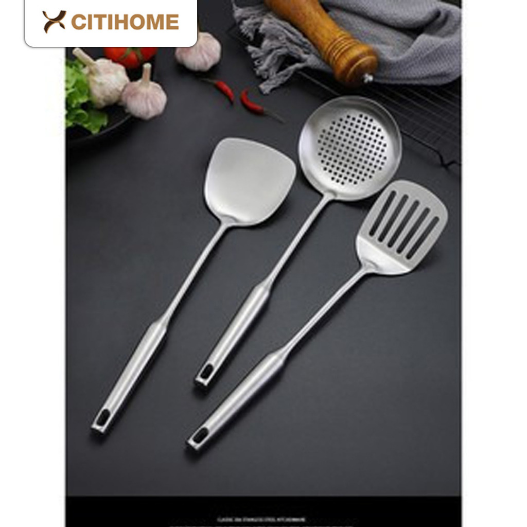 Jual Alat Masak Spatula Sodet Sutil Skimmer Stainless Steel 304 Premium ...