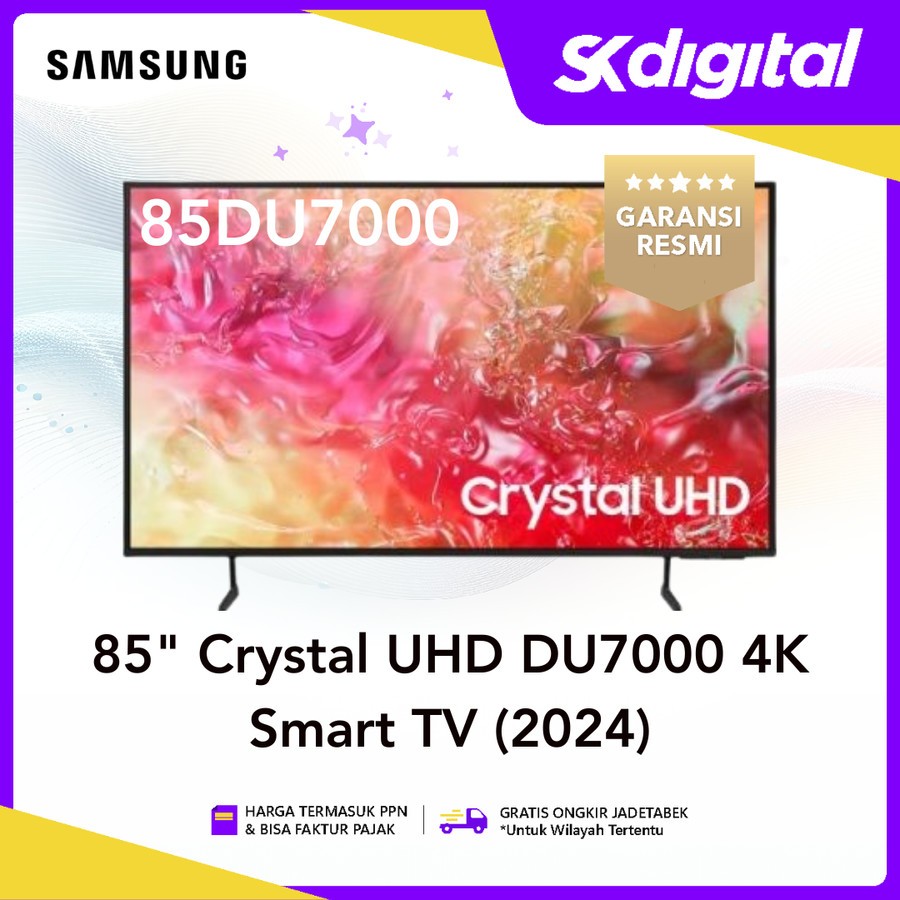 Jual TV Samsung 85DU7000 Crystal Uhd 4K Tizen OS Smart TV 85 Inch ...