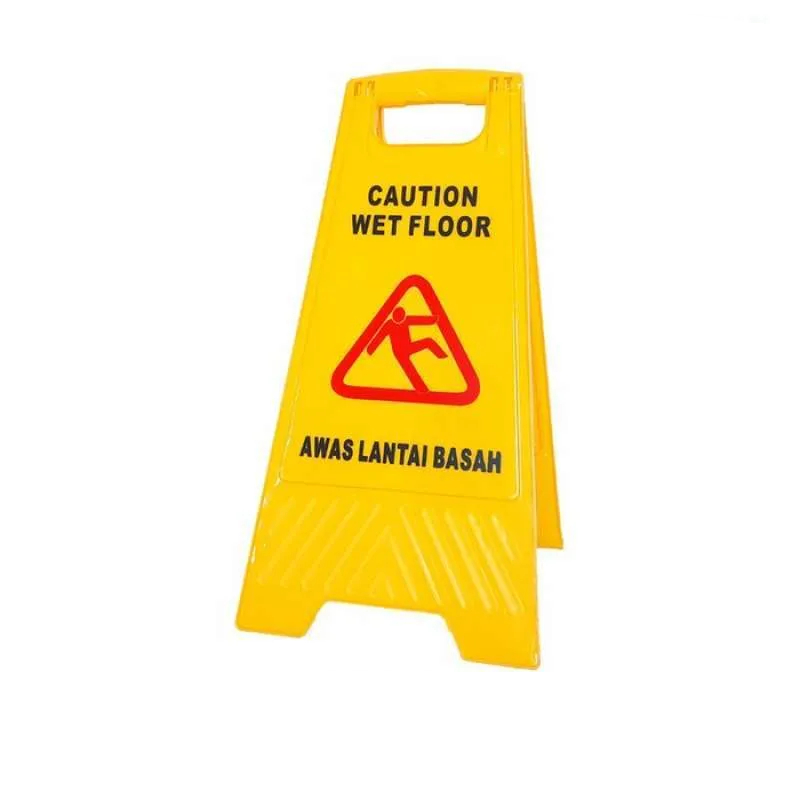 Jual Wet Floor Sign Cone Papan Peringatan Lantai Licin Kerucut Warning ...