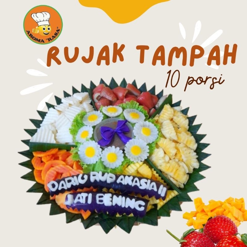 Jual Rujak buah segar/Rujak buah/Rujak tampah/Paket Rujak /Rujak 10 ...