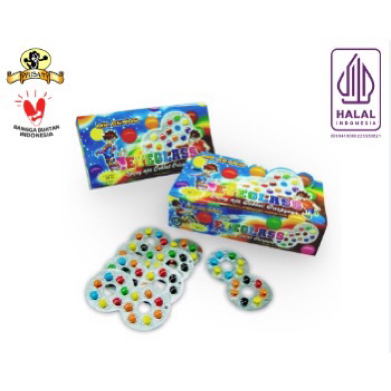 Jual permen kacamata / eyeglass 1 pak ( isi 40 pcs ) | Shopee Indonesia