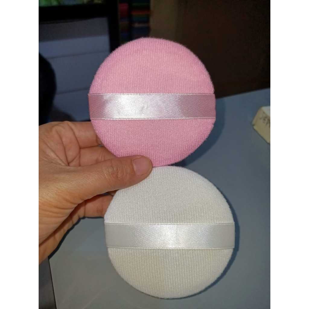 Jual REMBUK PUFF BEDAK TABUR KAIN PITA BESAR B120 PERMUKAAN BERTEKSTUR ...