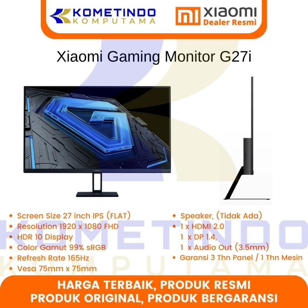 Jual G27i 27" Xiaomi - Monitor Gaming Xiaomi G 27I 27" IPS Flat FHD ...