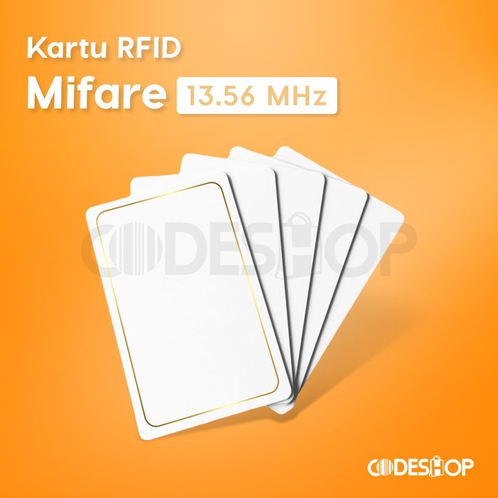 Jual Kartu RFID Card Mifare 13.56MHz 4K Smartcard E-Toll E-Money Blank ...