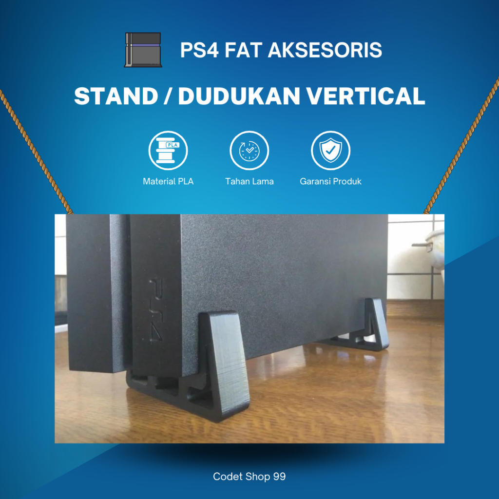 Jual PS4 FAT Vertical Stand | Dudukan Berdiri Playstation 4 FAT | Shopee Indonesia