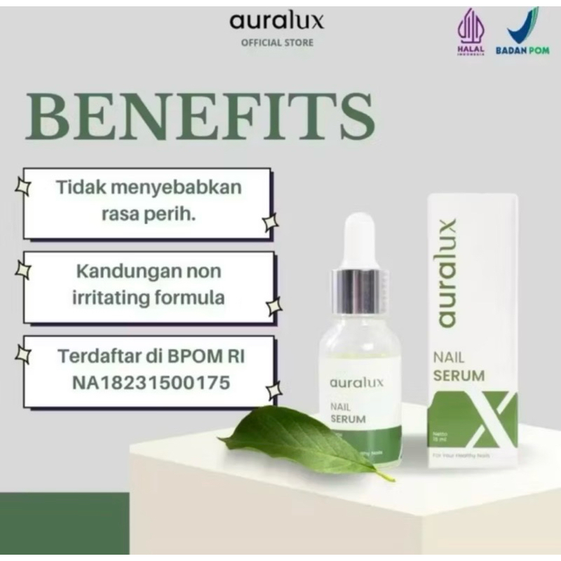 Jual ORIGINAL AURALUX NAIL SERUM PERAWATAN KUKU / JAMUR KUKU / KUKU ...
