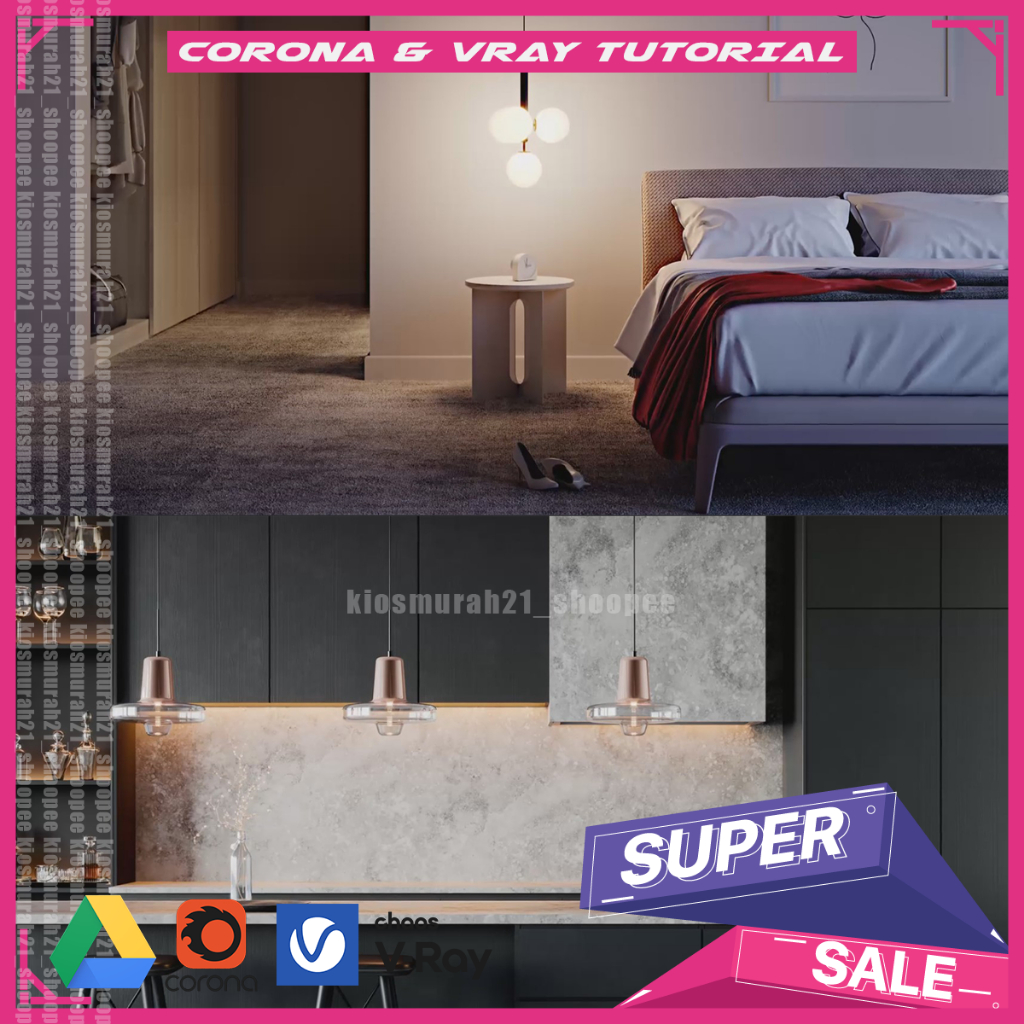 Jual ArchViz Artist Vray - Corona & Vray Tutorial | Shopee Indonesia