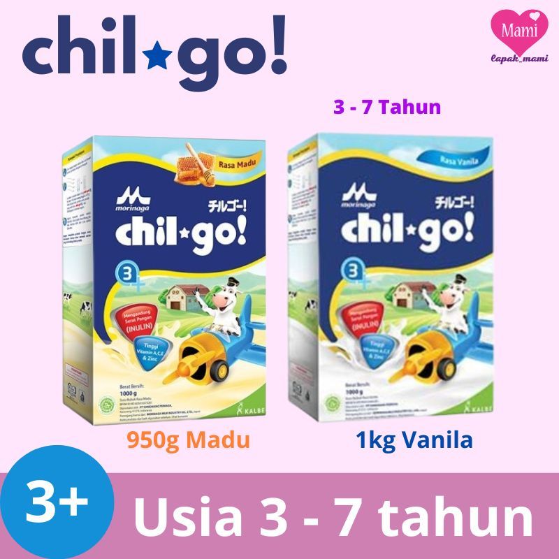 Jual Chilgo Powder 3+ Madu 950g Vanila 1000g Susu Bubuk dukung Tumbuh Kembang Anak Usia 3 - 7 ...