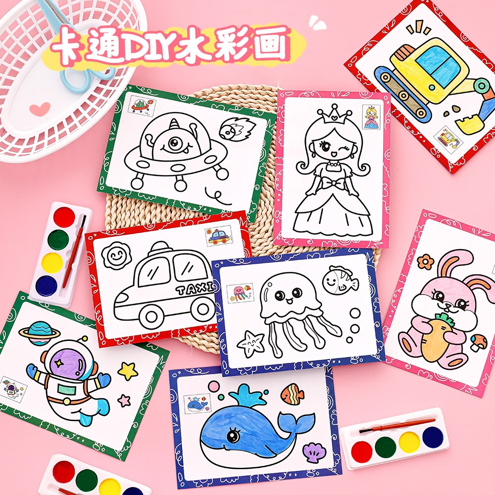 Jual KIDDY EDUKASI MEWARNAI CAT CAIR SET MEWARNAI COLORING | Shopee ...